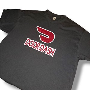 Customizable Door Dash Delivery T-shirt, Uber Eats, Uniform, Cool Tee ...