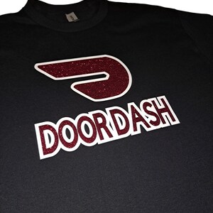Customizable Door Dash Delivery T-shirt, Uber Eats, Uniform, Cool Tee ...