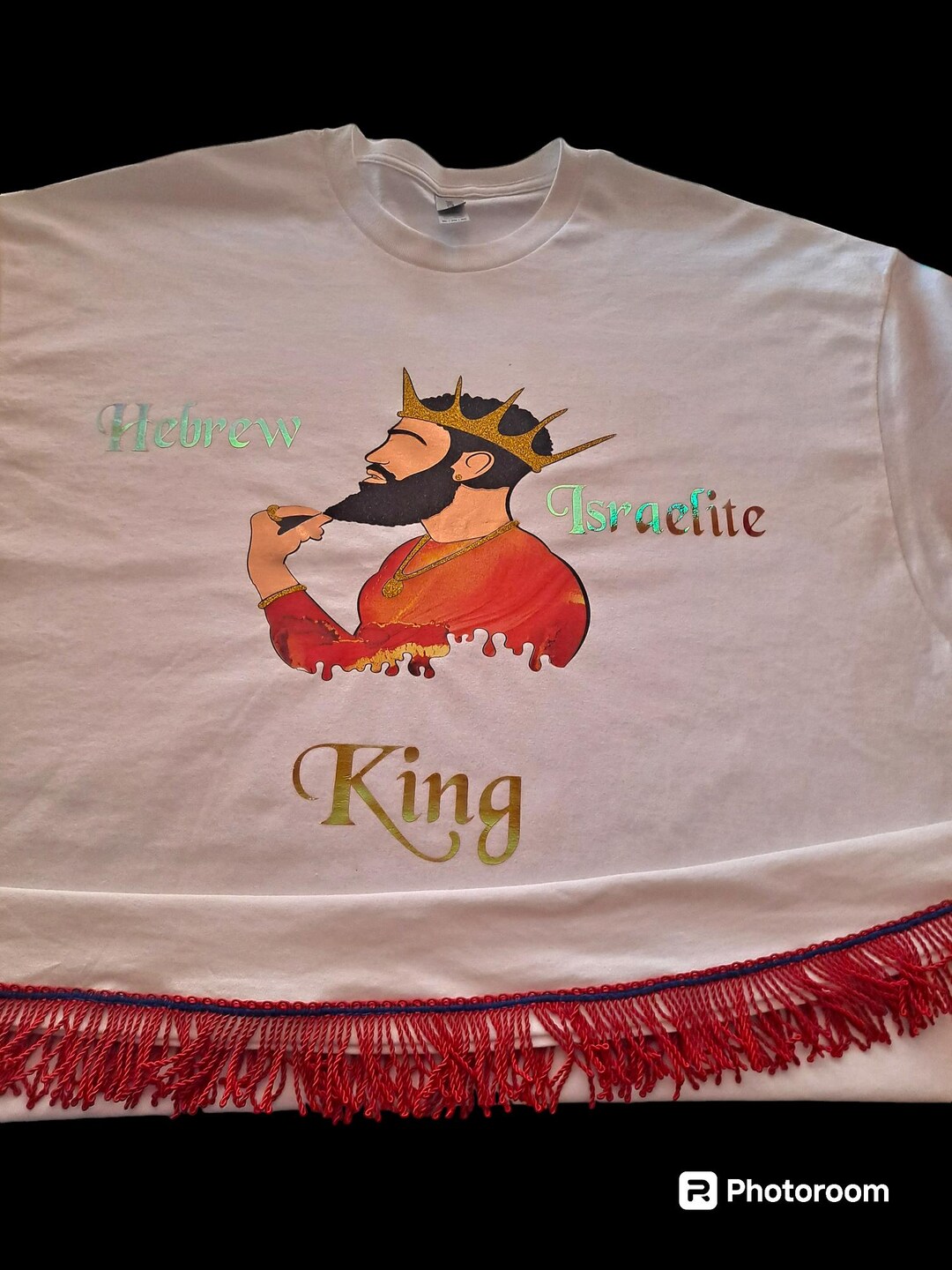 Red/white Marbled Hebrew Israelite King, Crown, Jew, Judah, Boss ...