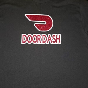 Customizable Door Dash Delivery T-shirt, Uber Eats, Uniform, Cool Tee ...