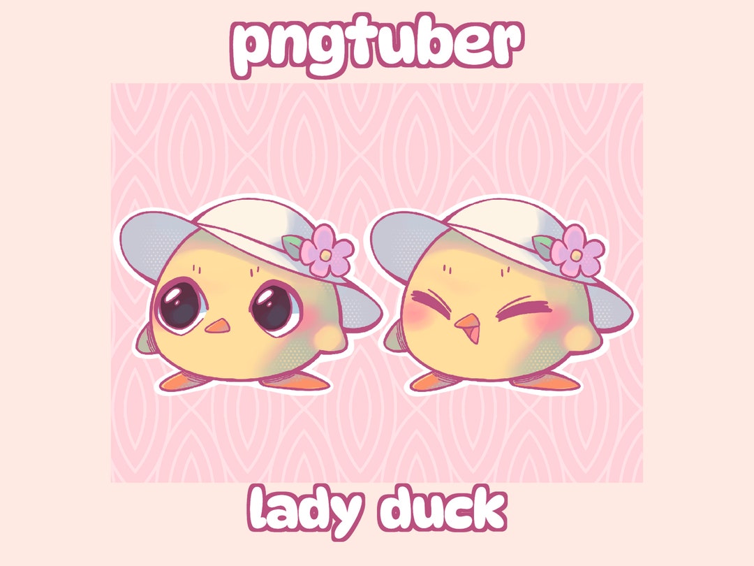 Png-tuber Lady Duck Chibi Cute Kawaii Twitch Youtube Streaming Instant ...