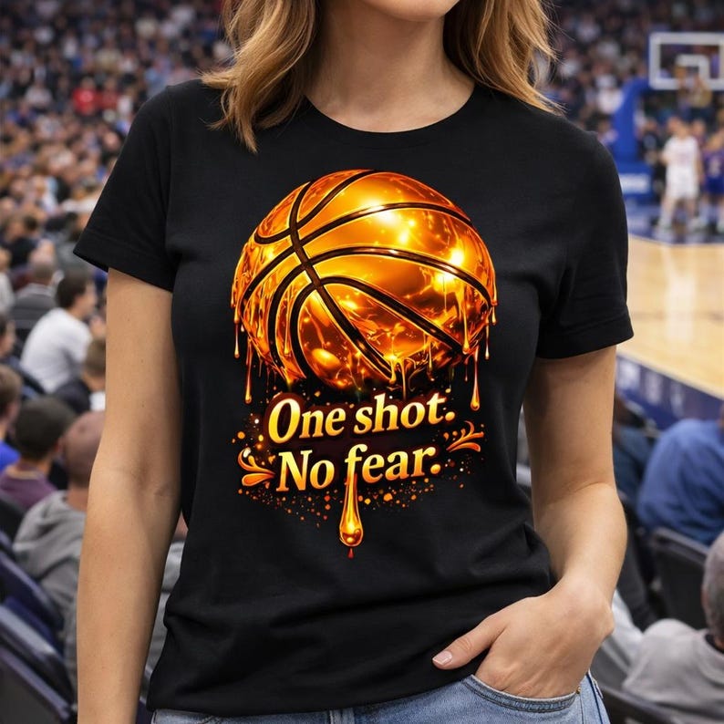 One Shot No Fear Basketball PNG Street Art Hoop Graphic PNG - Etsy