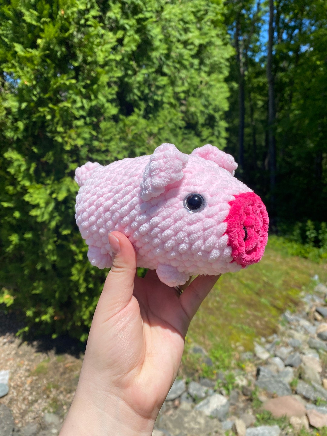 Piggy Crochet Plushie - Etsy