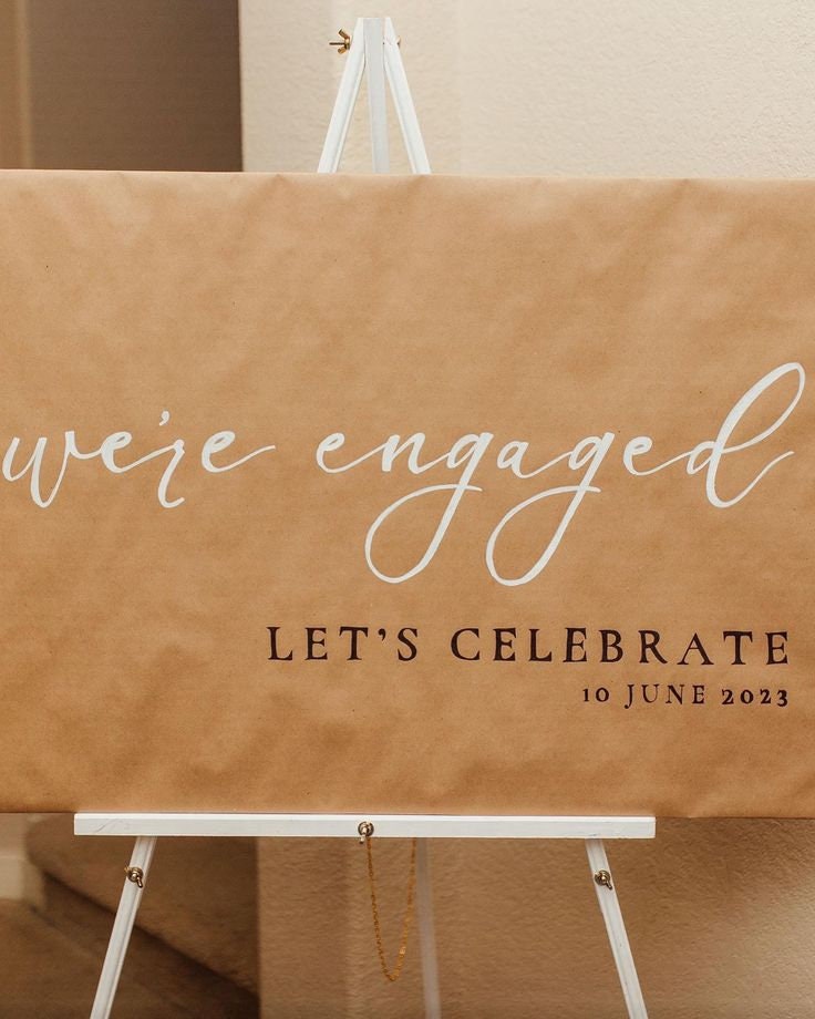 Custom Engagement/ Wedding Banner - Etsy