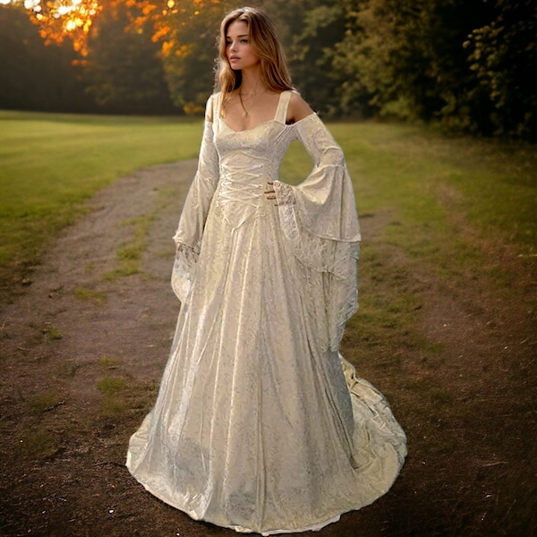 Renaissance Wedding Dress - Etsy