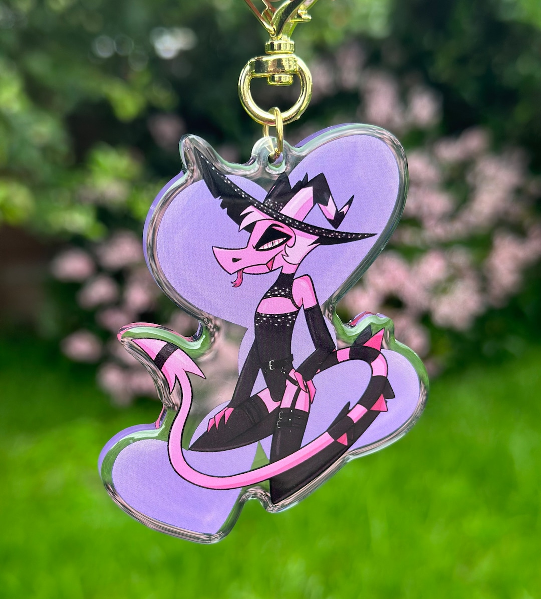 Helluva Boss: Striker Valentines Epoxy Keychain - Etsy