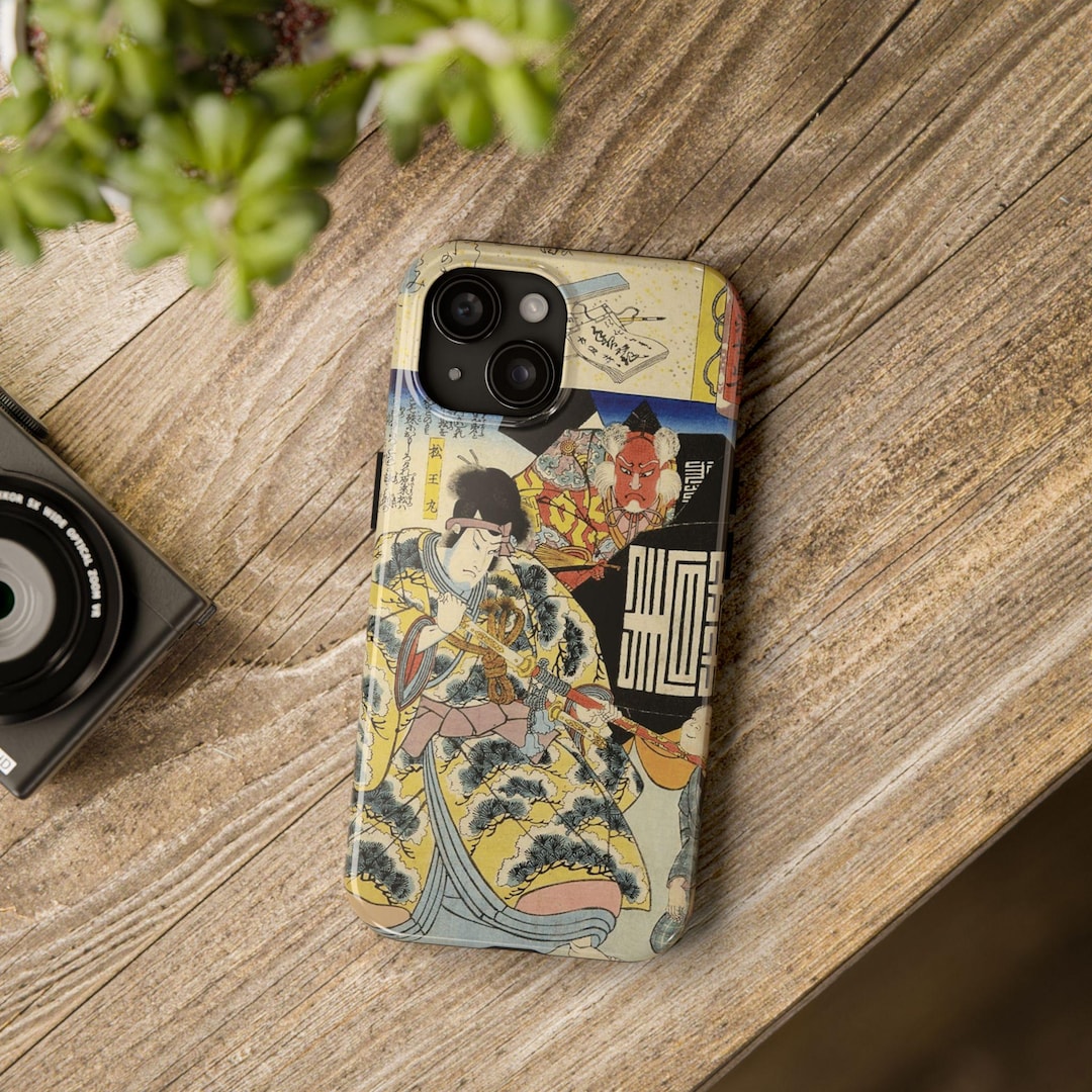 Ukiyo-e Japanese Art Phone Case, Authentic Edo Era Style for iPhone and ...