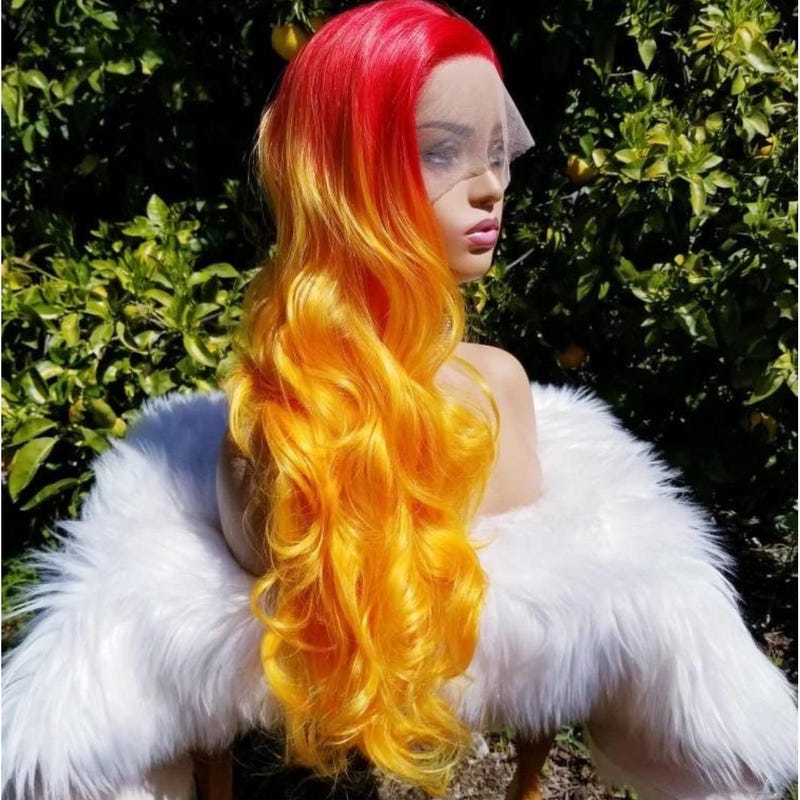 Fire Wig - Etsy