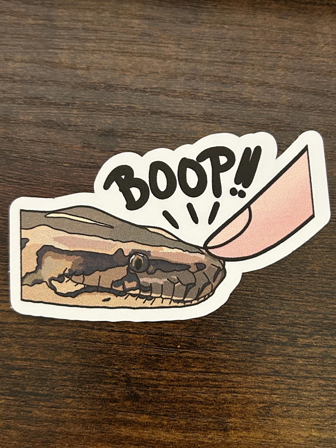 3 Inch Burmese Python Sticker - Etsy