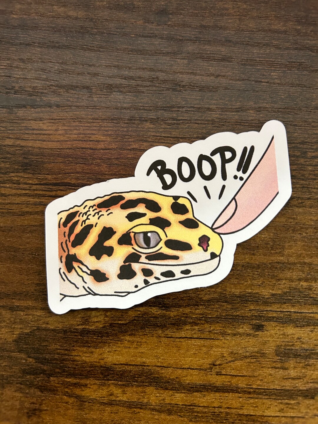 3 Inch Boop! Leopard Gecko Sticker - Etsy