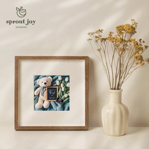 It's a Boy Pregnancy Announcement Digital, Baby Boy Gender Reveal ...