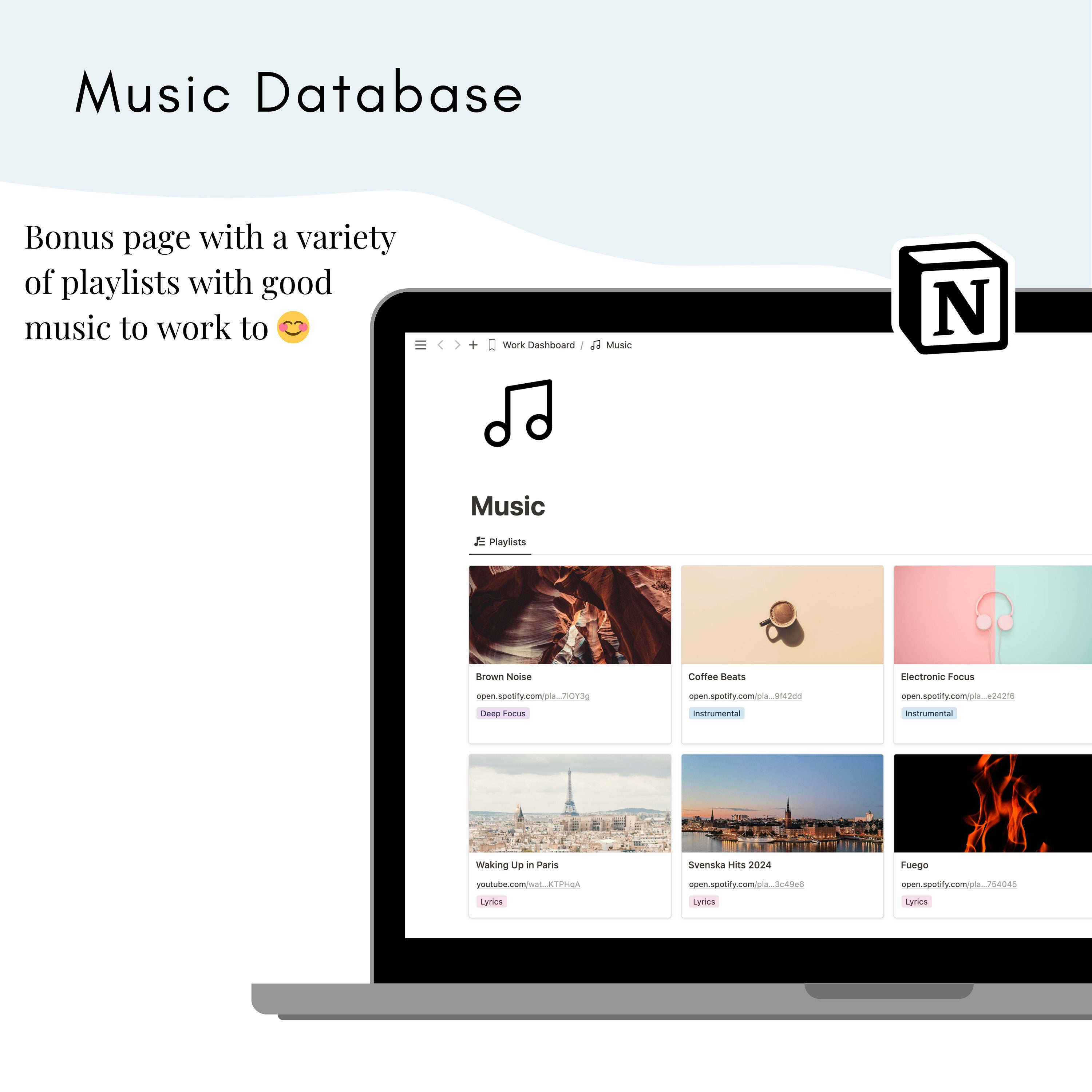 All-in-one Work Productivity Dashboard Notion Template - Etsy
