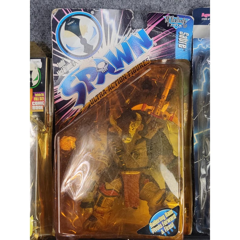 VTG 90S Todd Mcfarlane Spawn Action Figures Violator Sabre Angela ...