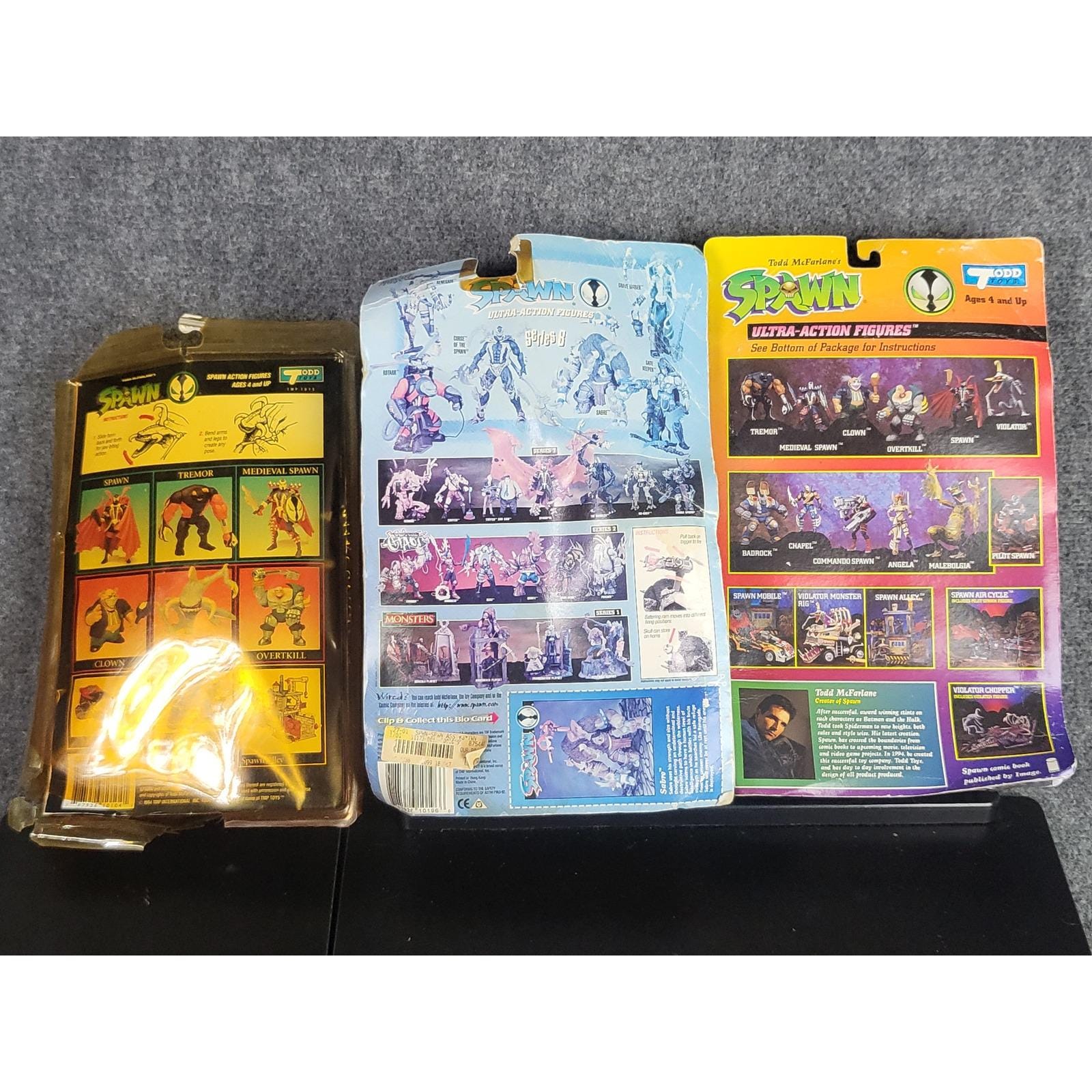 VTG 90S Todd Mcfarlane Spawn Action Figures Violator Sabre Angela ...