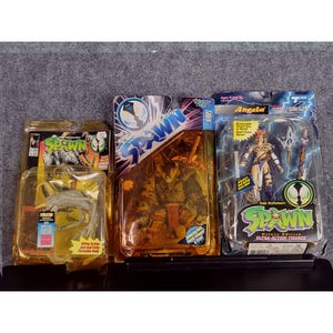 VTG 90S Todd Mcfarlane Spawn Action Figures Violator Sabre Angela ...