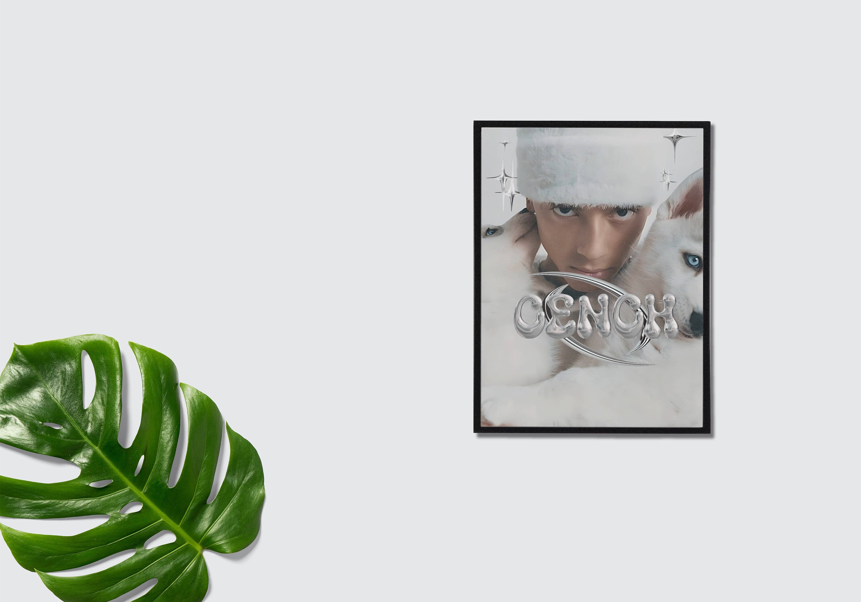 Central Cee Portrait Poster Vintage Chrome Aesthetic Poster Room Decor ...