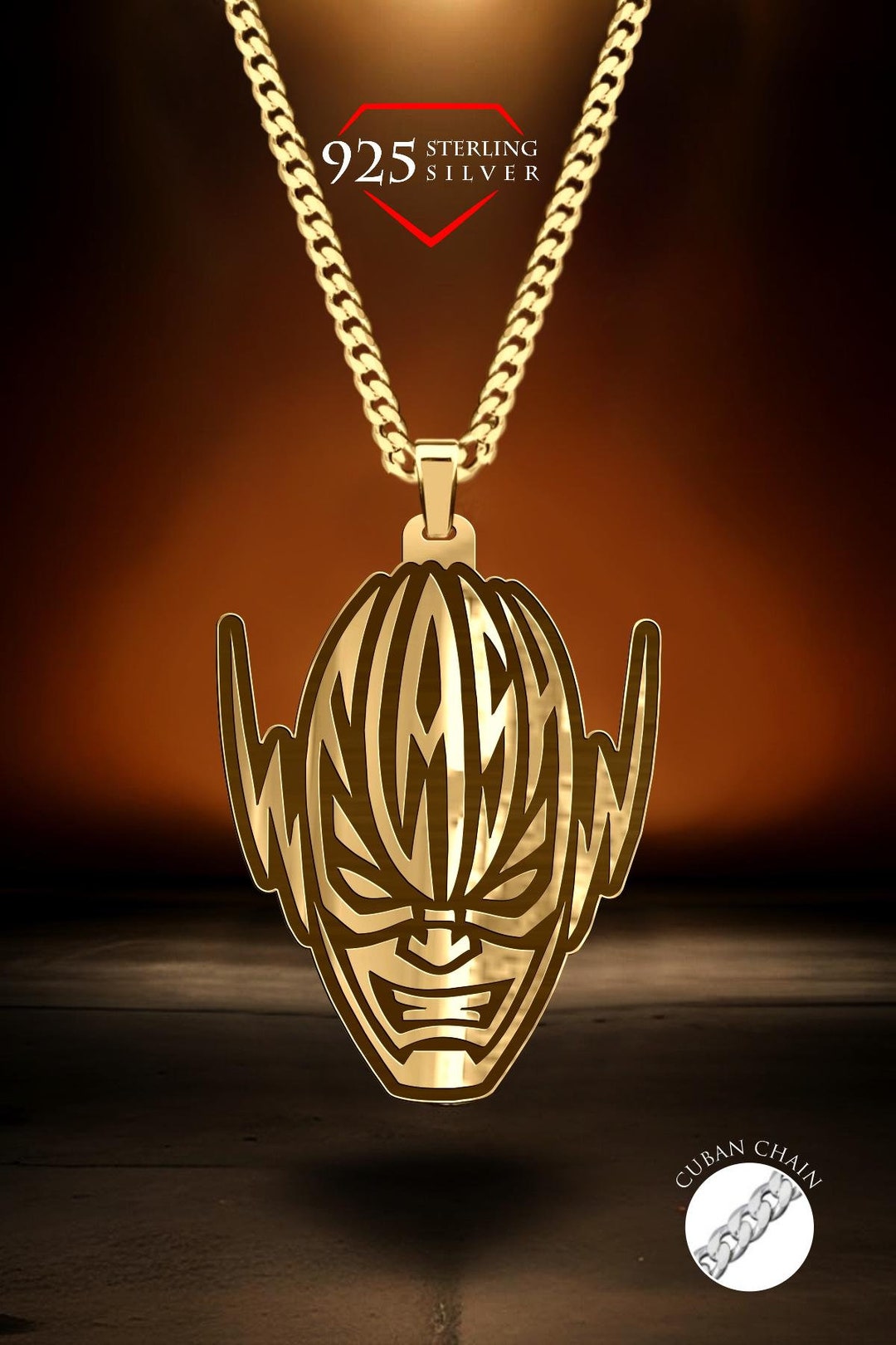 The Flash Cuban Chain Necklace Comic Book Necklace Avengers Movie ...