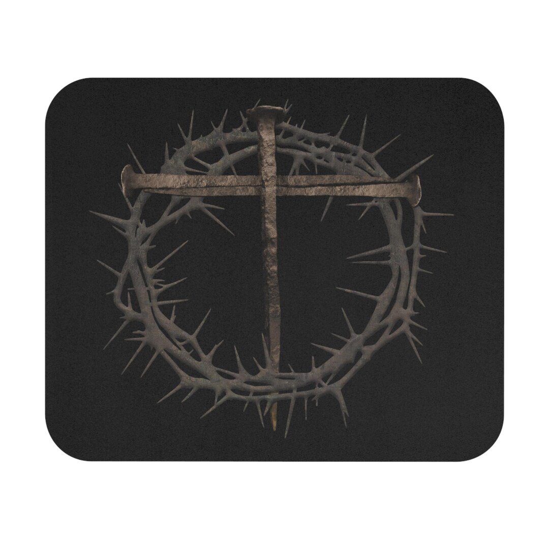 Christian Cross Mouse Pad: Religious Office Decor - Etsy