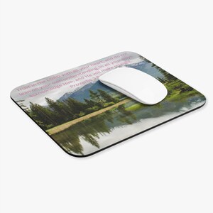 Religious Mouse Pad Christian Desk Decor Scripture Office Supplies ...