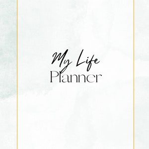 My Life Planner - Etsy