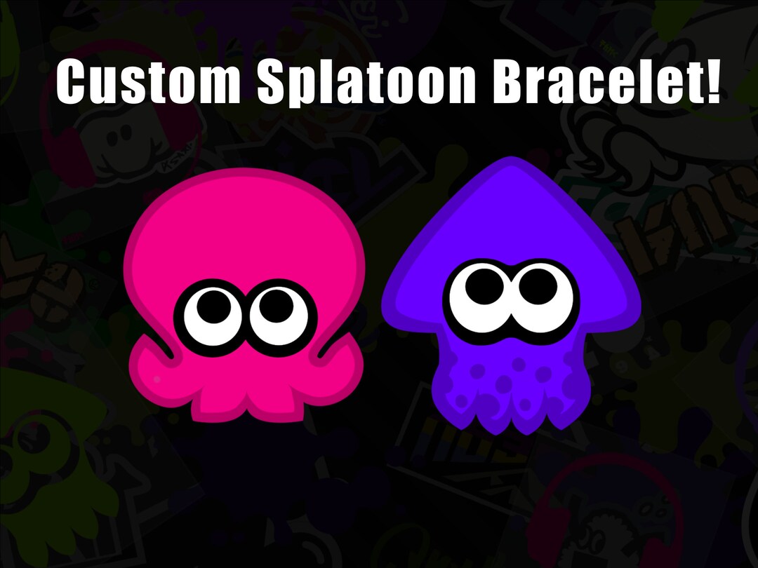 Custom Splatoon Bracelets - Etsy