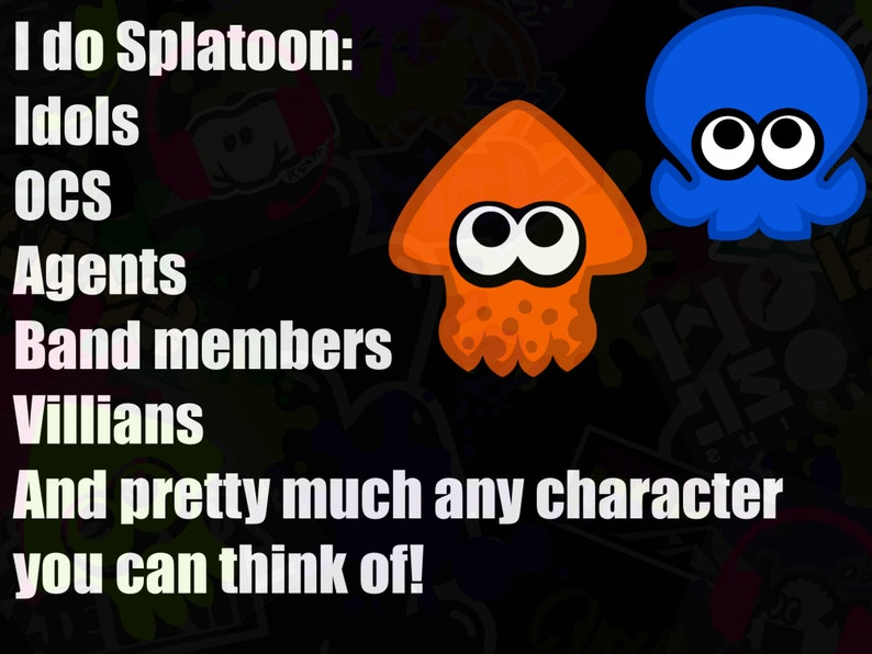 Custom Splatoon Bracelets - Etsy