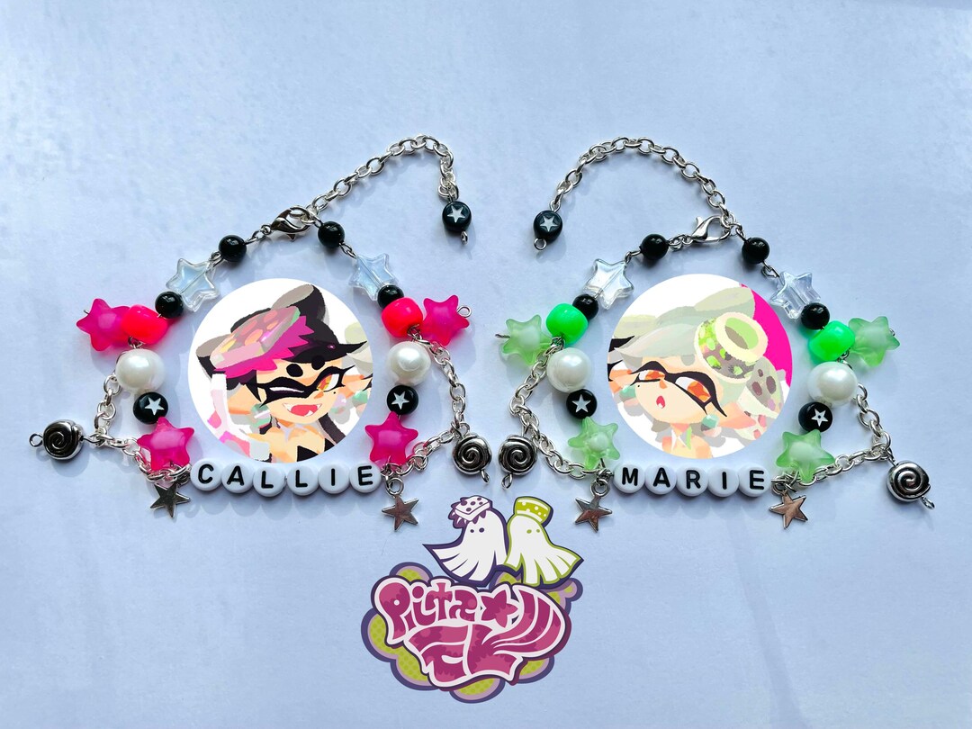Splatoon Squid Sisters Bracelets | 6" - Etsy