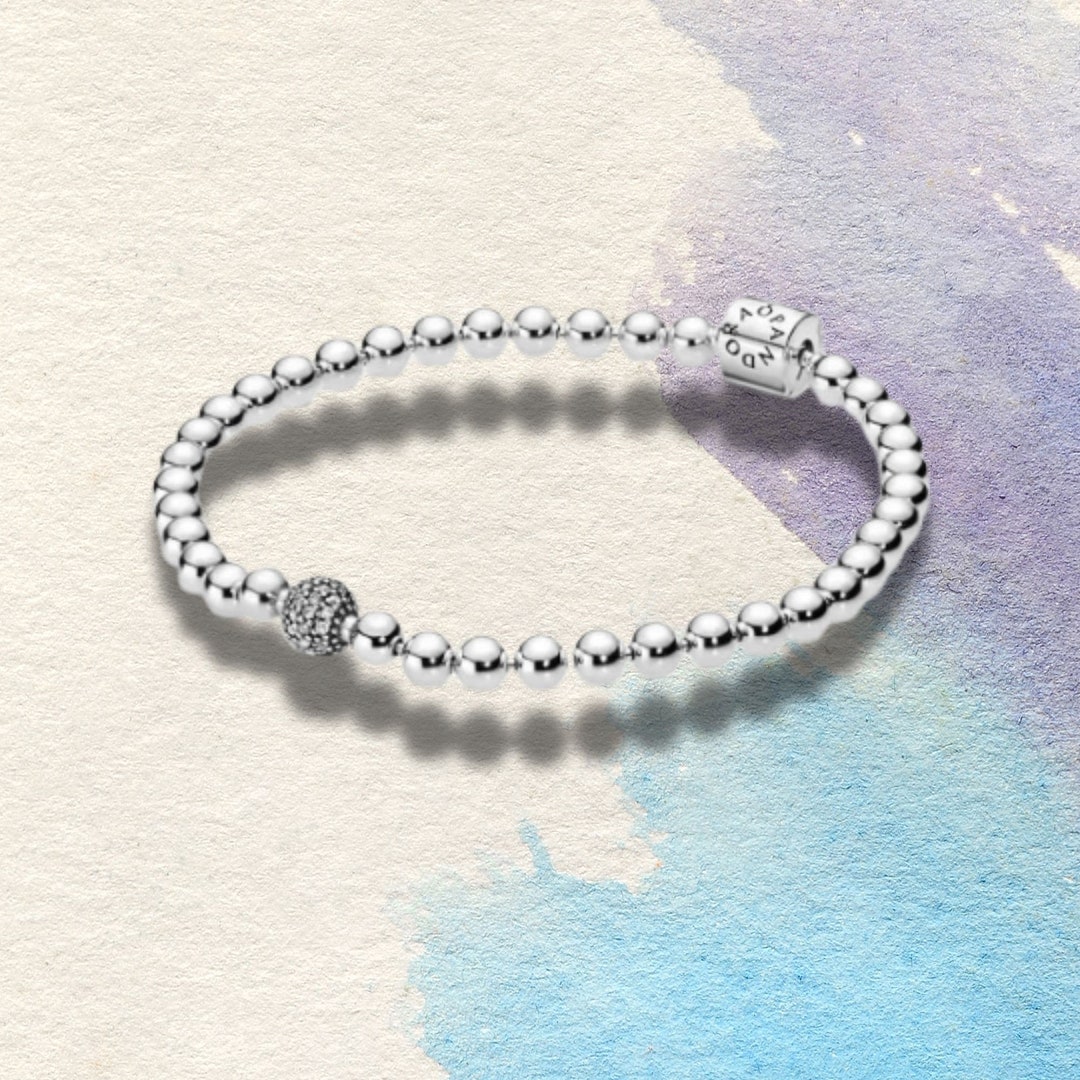 DIY Basic Bead Bracelet, Rose Gold Bead Bracelet,s925 Sterling Pandora ...