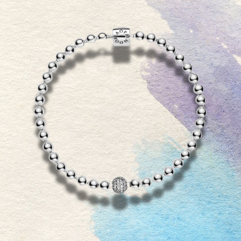 DIY Basic Bead Bracelet, Rose Gold Bead Bracelet,s925 Sterling Pandora ...