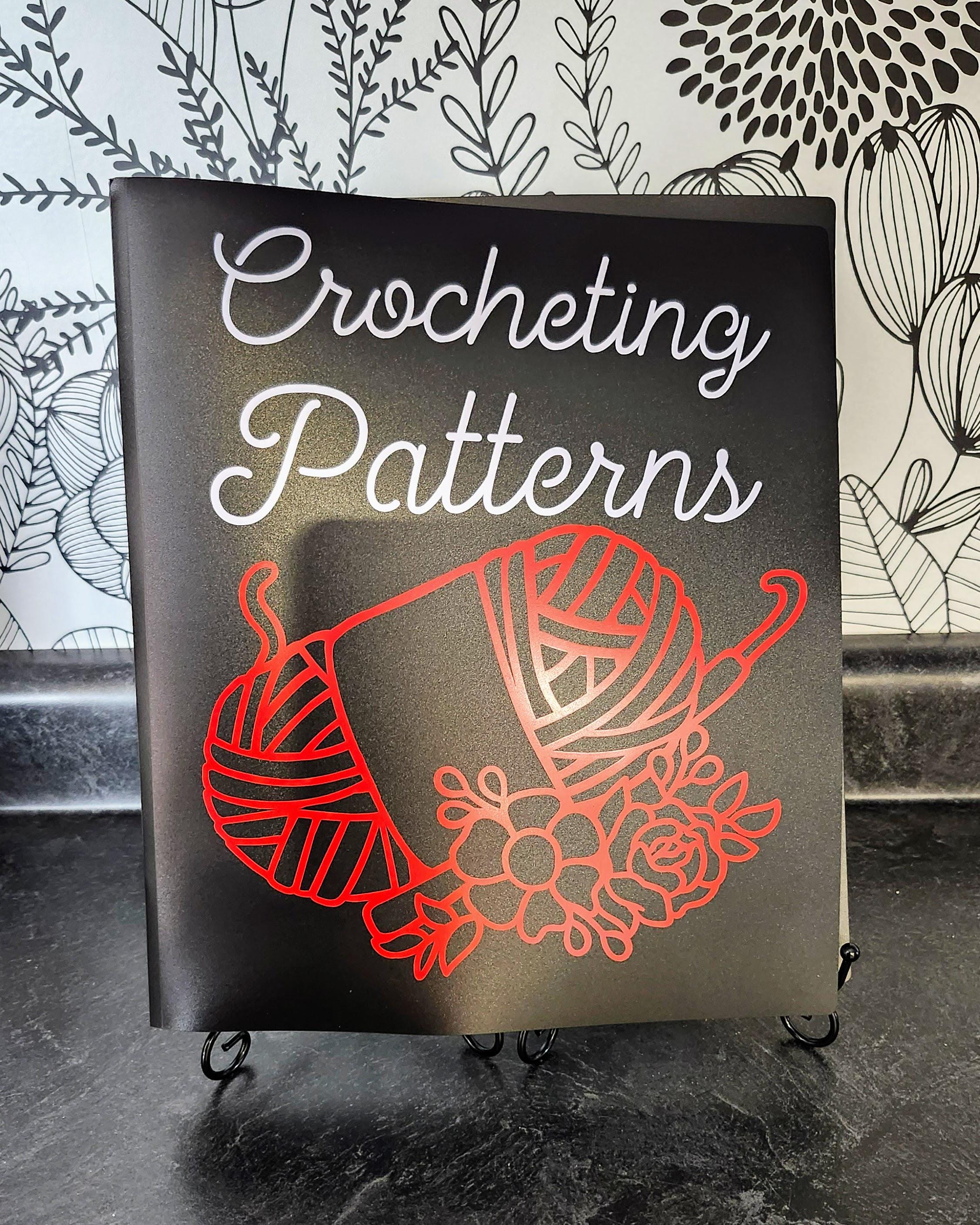 3 Ring Binder Crochet Pattern Holder - Etsy