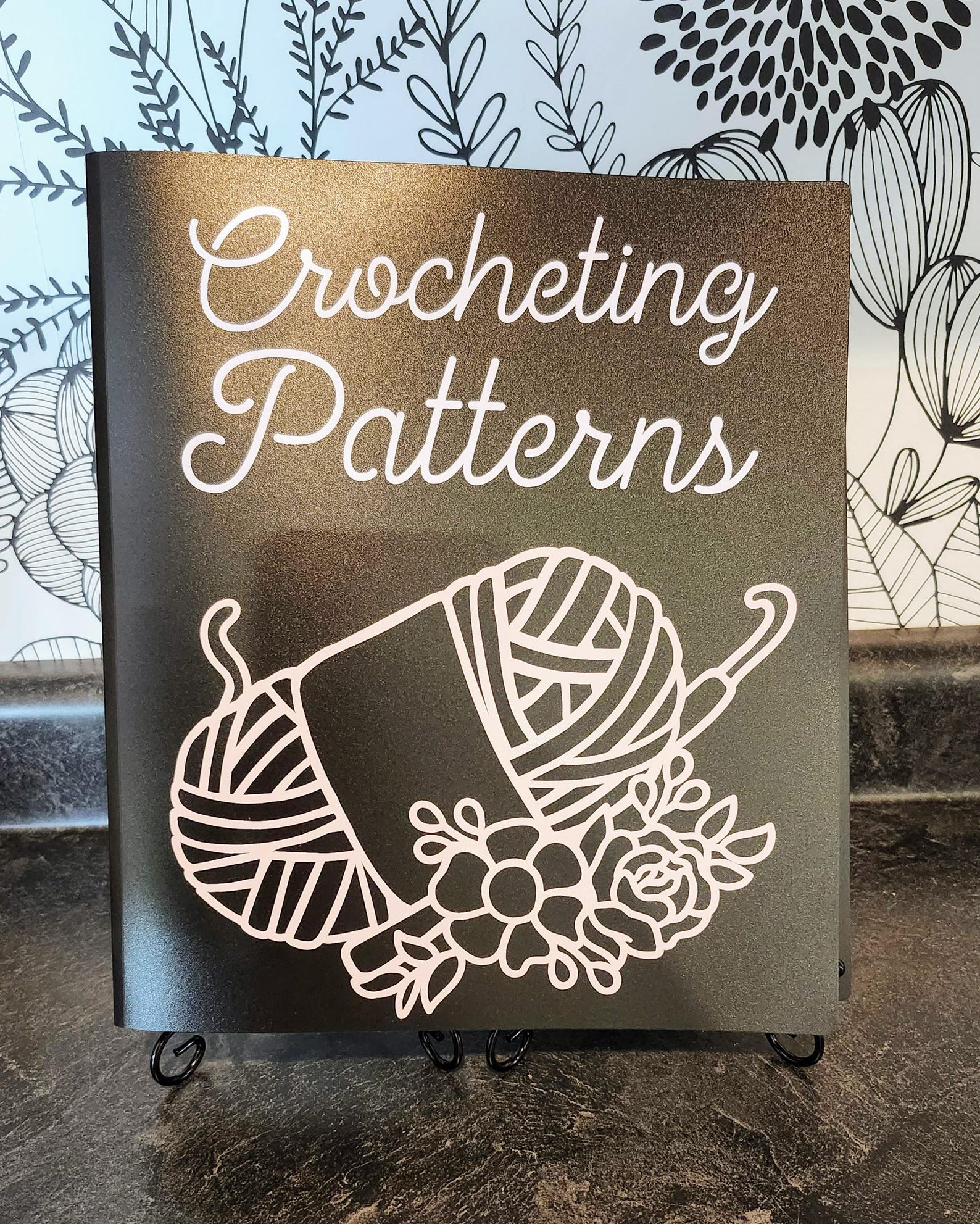 3 Ring Binder Crochet Pattern Holder - Etsy