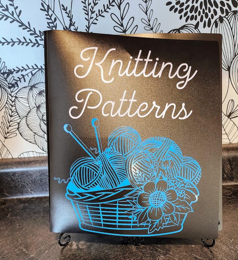 3 Ring Binder for Knitting Patterns - Etsy