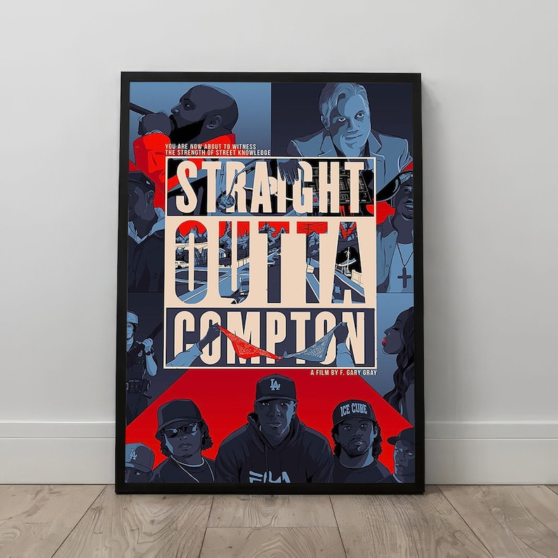 Straight Outta Compton Movie Poster, Canvas Poster, Room Decoration ...