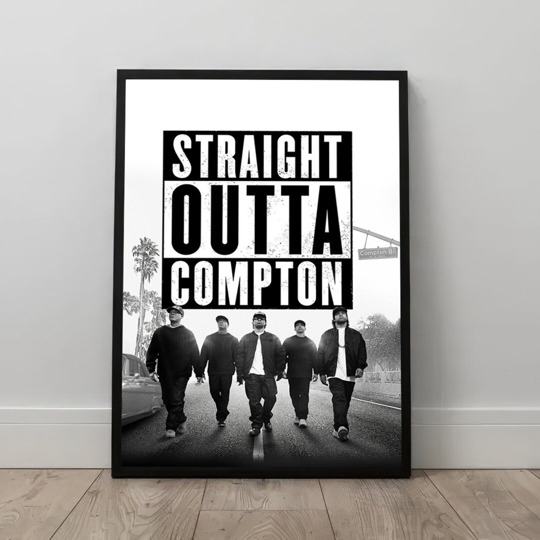 Straight Outta Compton Movie Poster, Canvas Poster, Room Decoration ...