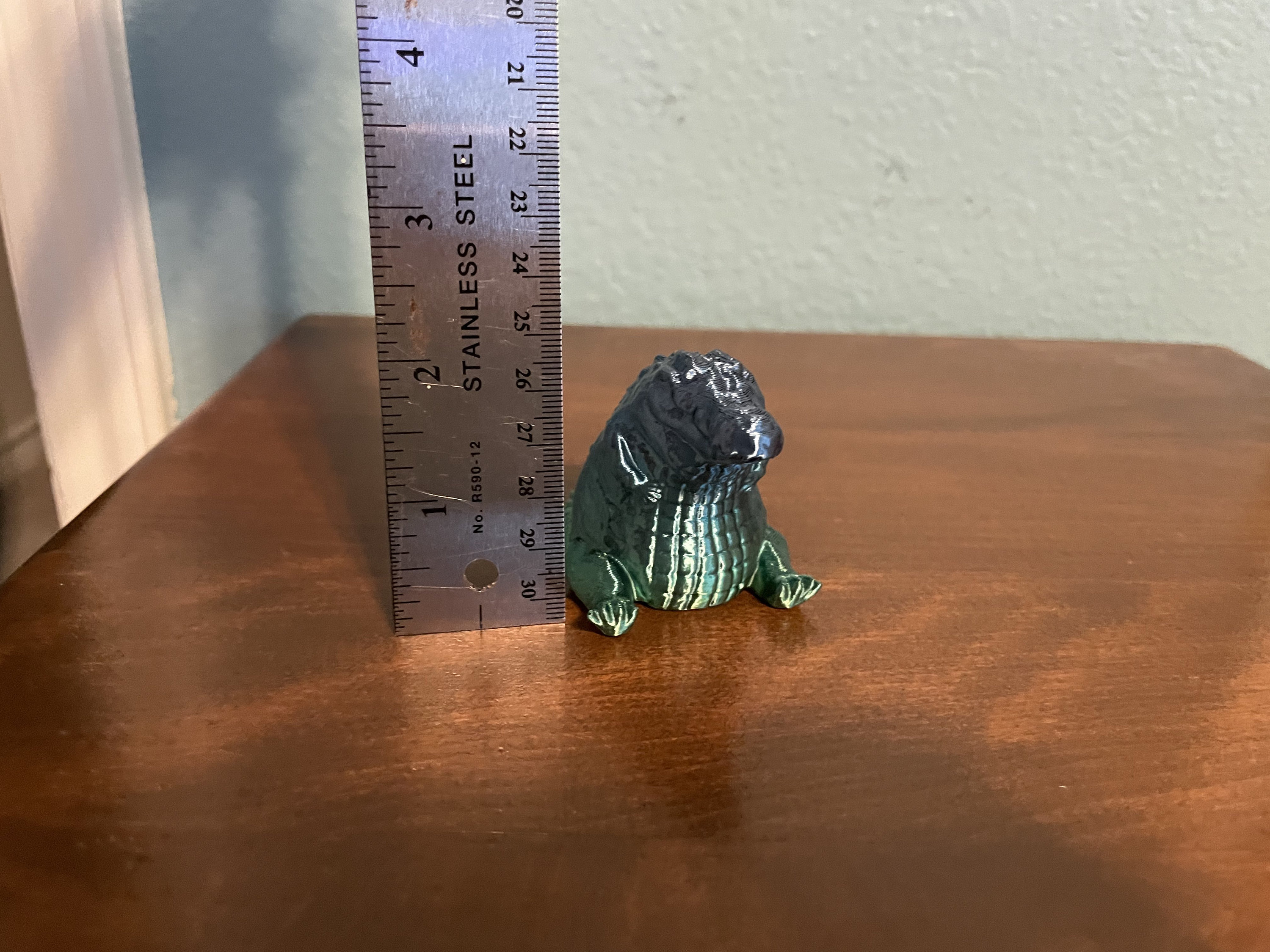 3-D Printed Fat Crocodile. - Etsy