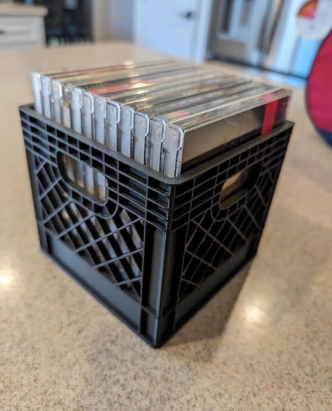 Mini Milk Box for CD Storage - Etsy