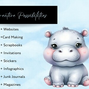 Baby Safari Animals Clipart Bundle, Cute Baby African Animals Digital ...