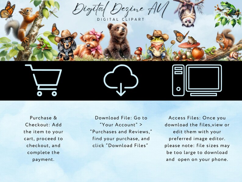 Watercolor Squirrel Clipart Bundle: Woodland Animals, Commercial Use ...