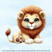 Baby Safari Animals Clipart Bundle, Cute Baby African Animals Digital ...