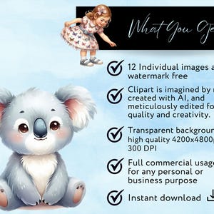 Australian Wildlife Clipart Bundle: Nursery Animals (digital Download ...