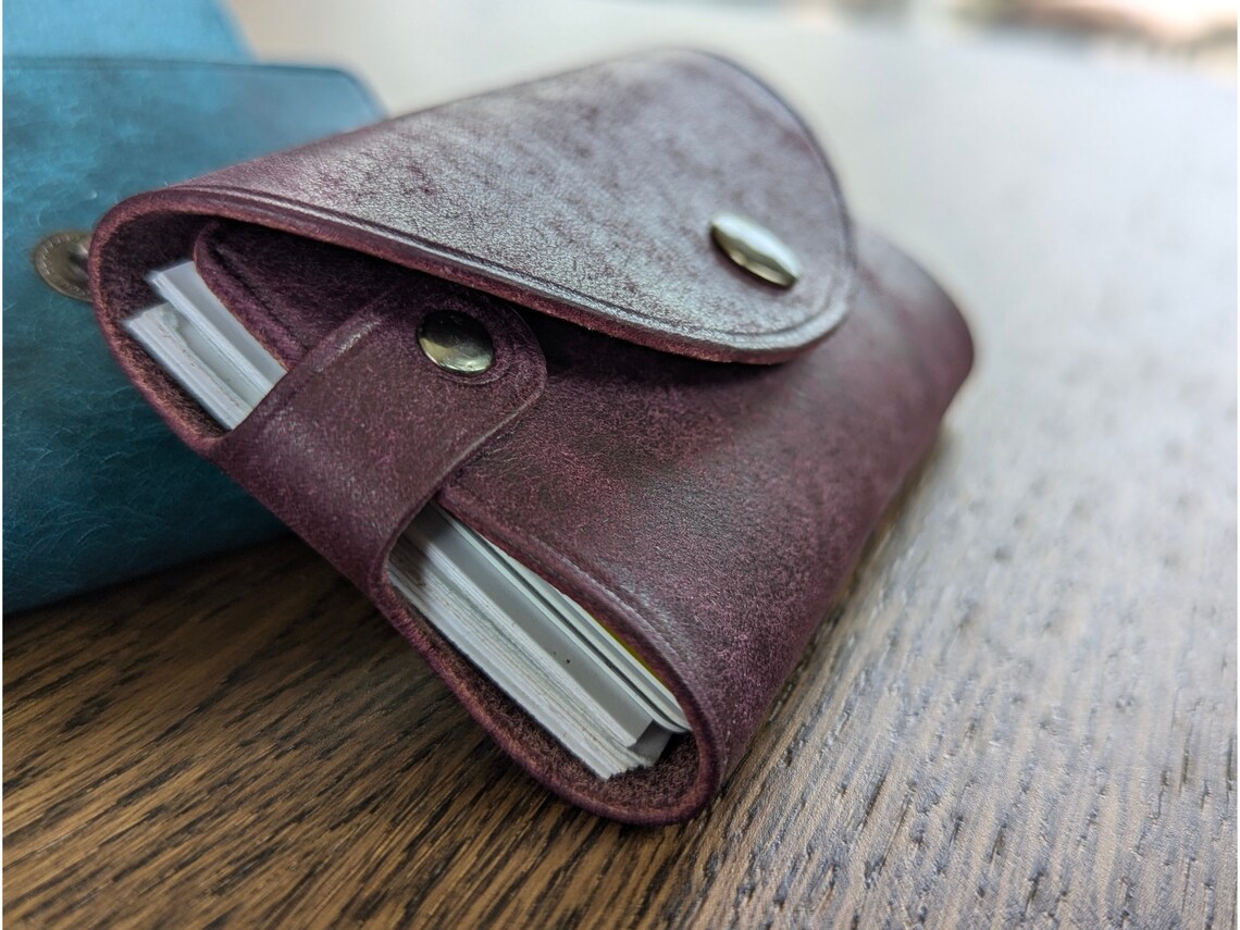 Minimalist Italian Leather Wallet, Badalassi Carlo Pueblo, Slim Card ...