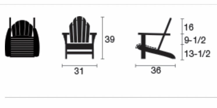 Royal Sequoia Eco Adirondack Chair - Etsy