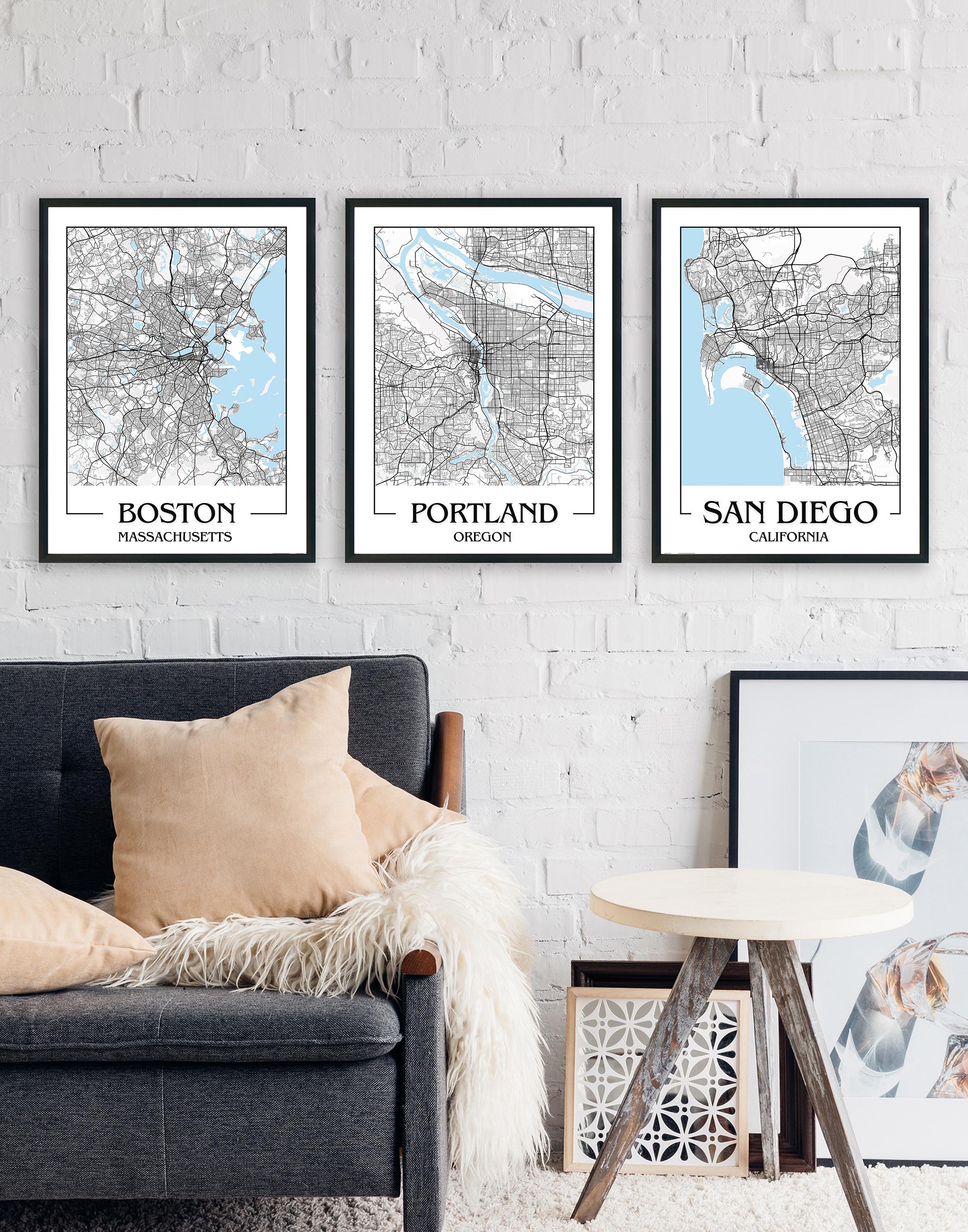Tucson Arizona Map Print, Tucson City Map Poster, Printable Map of ...
