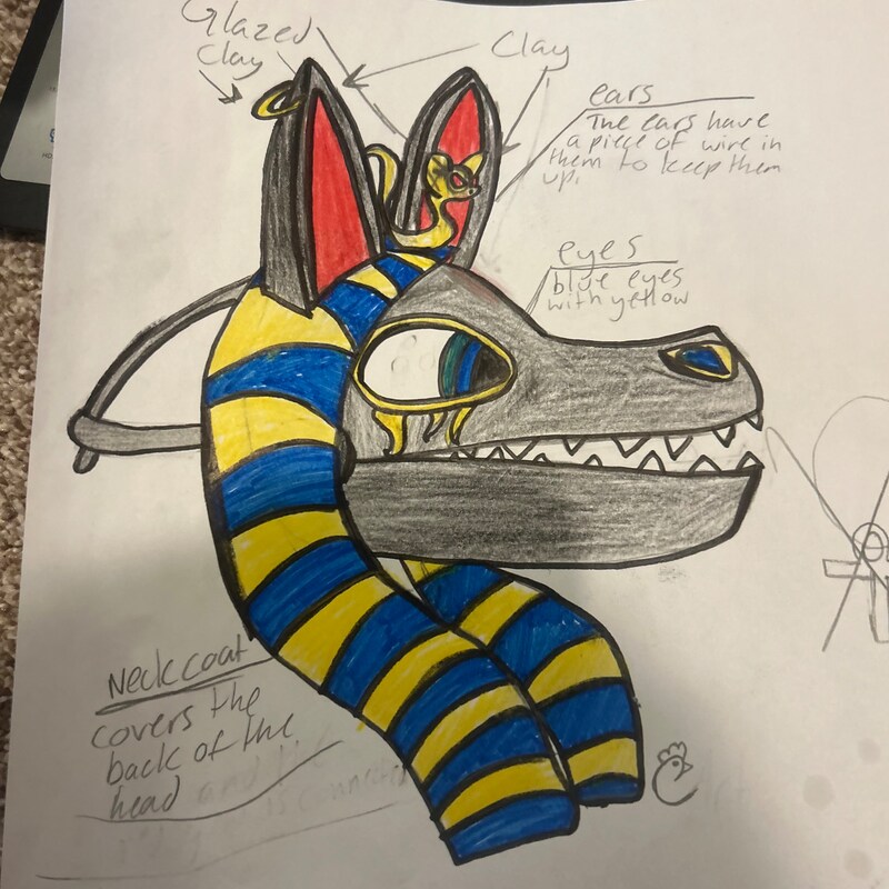 Dino Mask Hood - Etsy