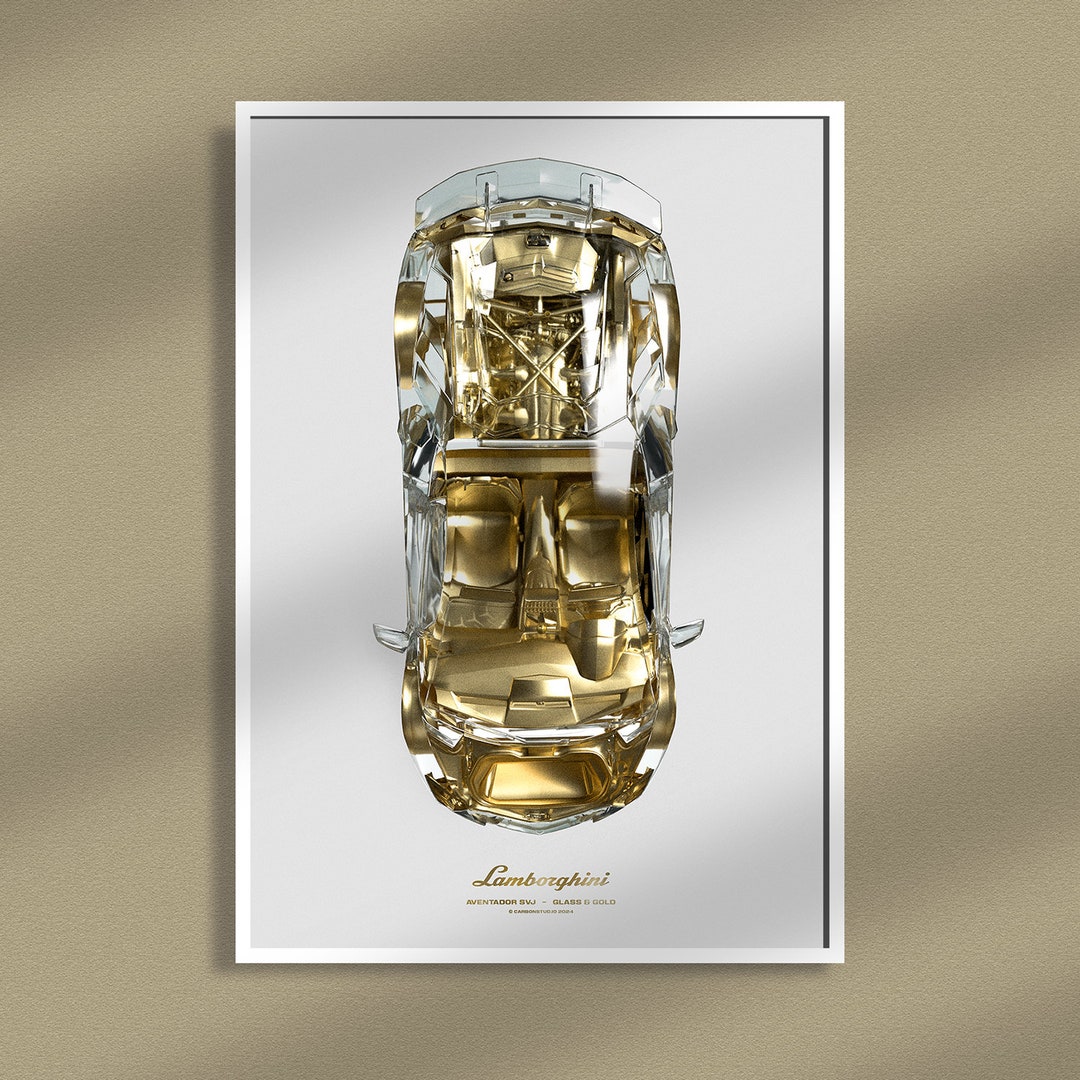 Lamborghini Aventador Poster, Lamborghini Modern Art, Luxury Supercar ...