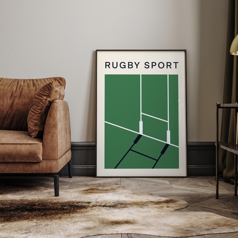 Rugby poster - Etsy France