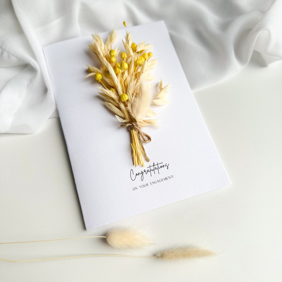 Personalized Engagement Card, Congratulations on Your Engagement ...