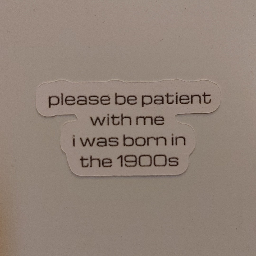 I Was Born in the 1900s Sticker - Etsy