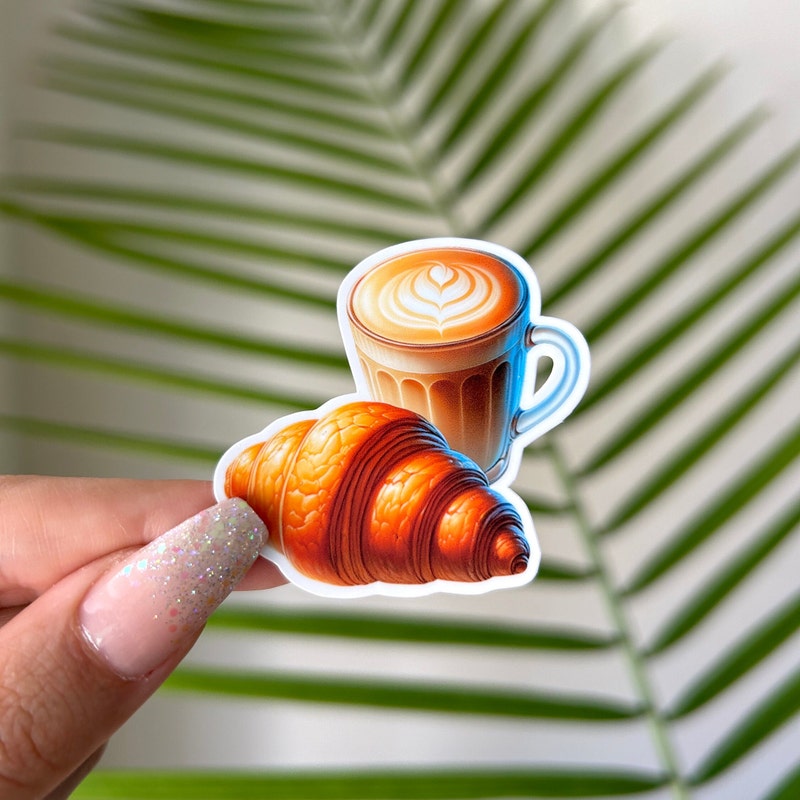 Latte Sticker - Etsy