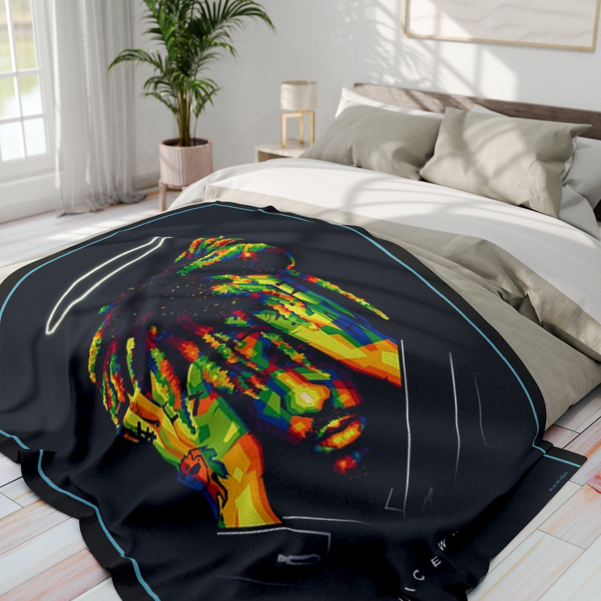 Juice Wrld Cursed Arctic Fleece Blanket - Etsy